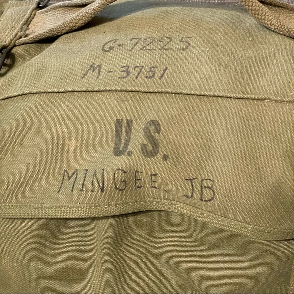 Vintage Korean Era Us Army Cargo Bag M-1945, Cargo Fi… - Gem